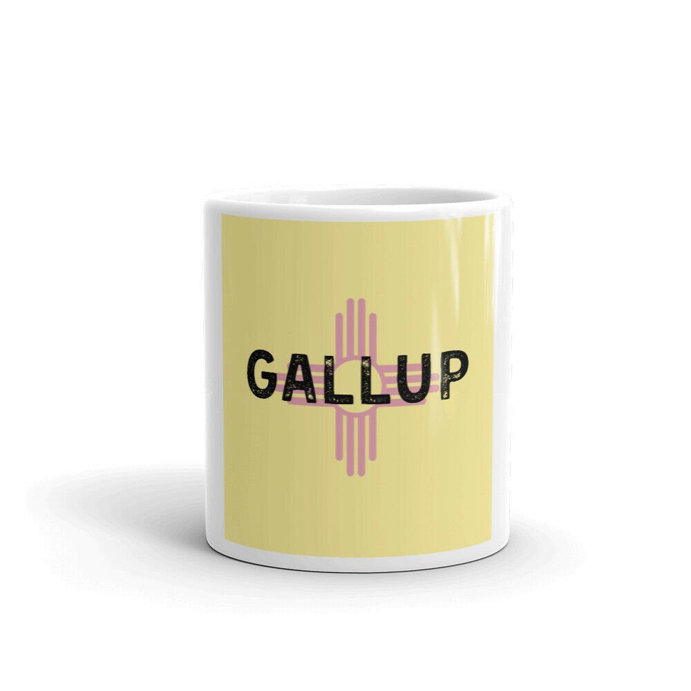 Gallup New Mexico State Flag Background Coffee Mug