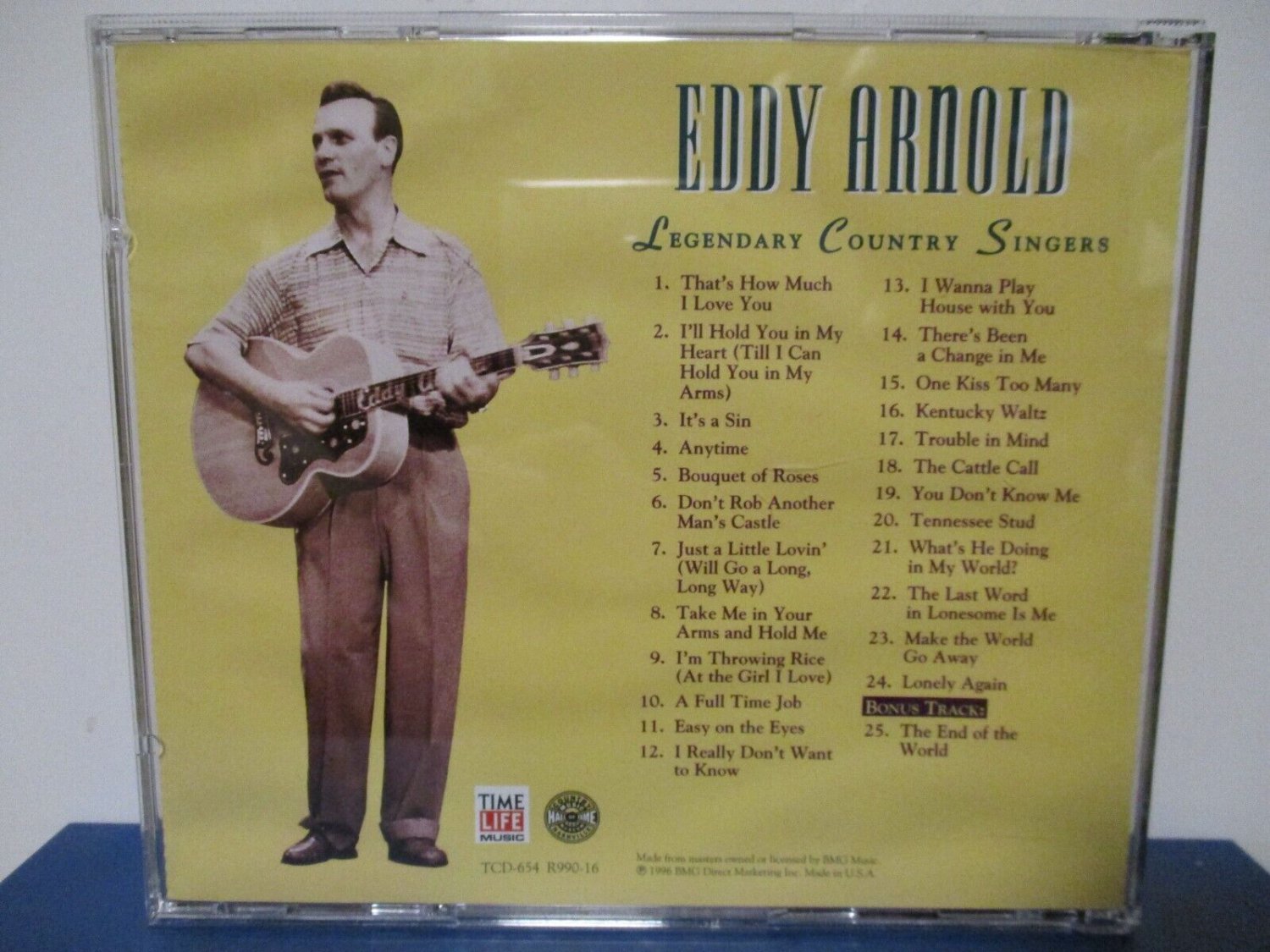 eddy Arnold - legendary country singers series CD 1996 time life 25 ...