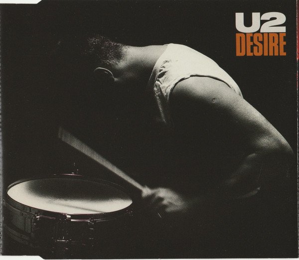 U2 - desire CD single 3 tracks 1988 island used like new 661 670