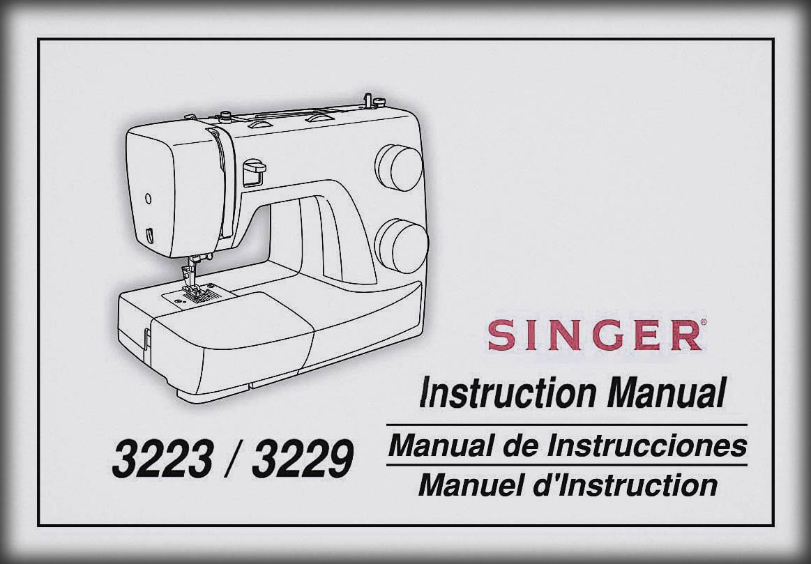 Singer 3223 _3229 _Instruction Manual _PDF format _Digital Download