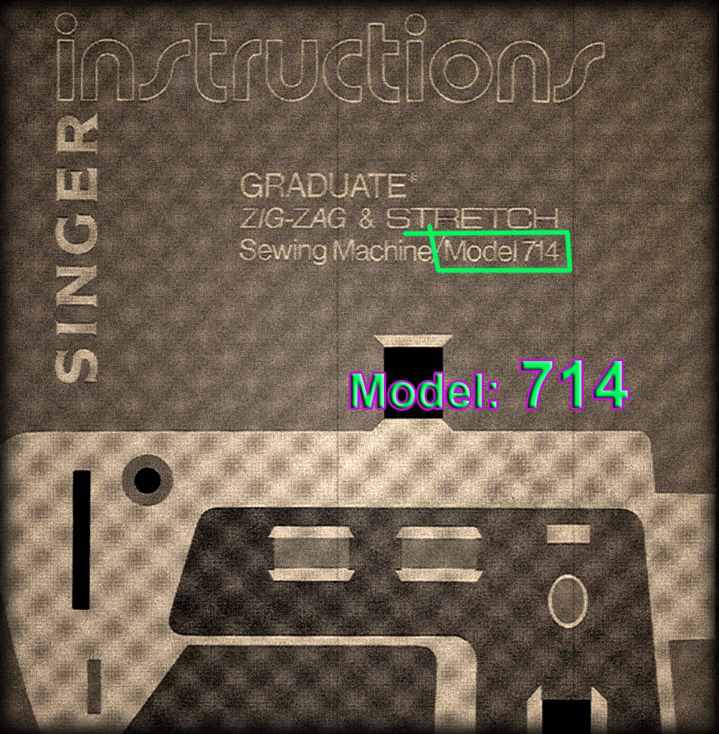 Singer 714 _Instruction Manual _Digital Download _PDF format