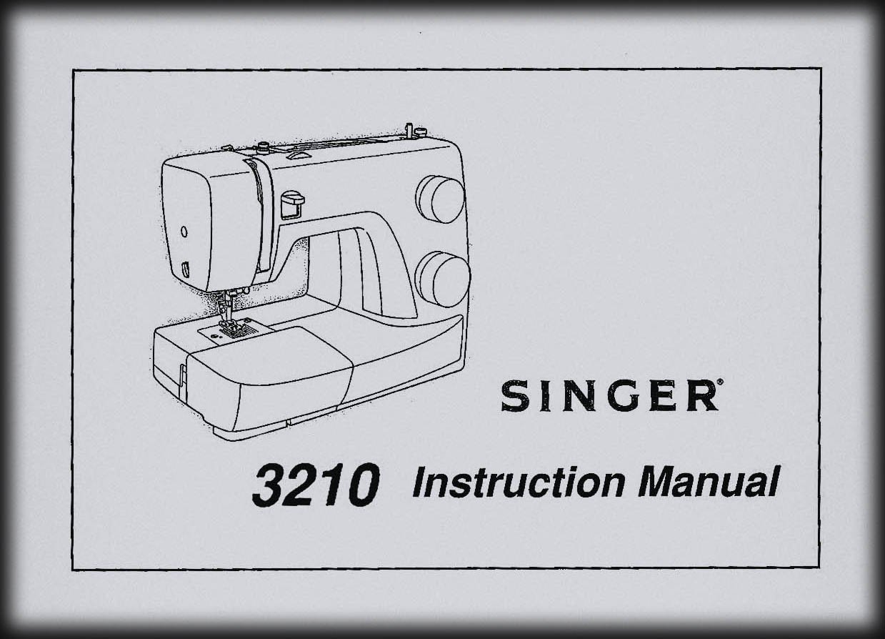Singer 3210 Instruction Manual _Digital Download _PDF format