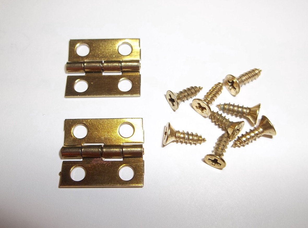 100 Brass Plated Hinges For Jewelry Boxescraft Projects