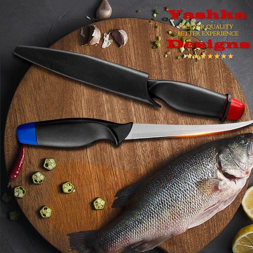 Chef Knife 6 Inch Filleting Fish Boning Kitchen Knife Fishing Camping ...