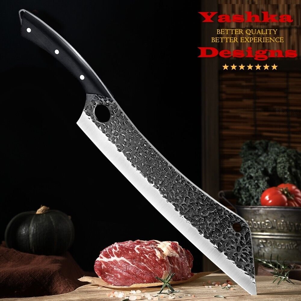 Chef Knife 12 Inch Blade Professional Kitchen Knife Turkey Slicing ...