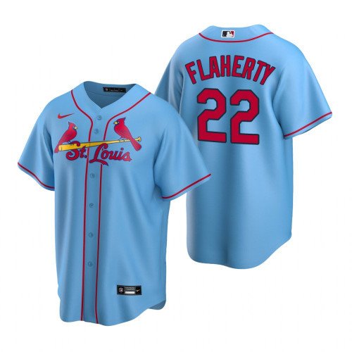 Jack Flaherty St. Louis Cardinals #22 Blue Authentic Jersey