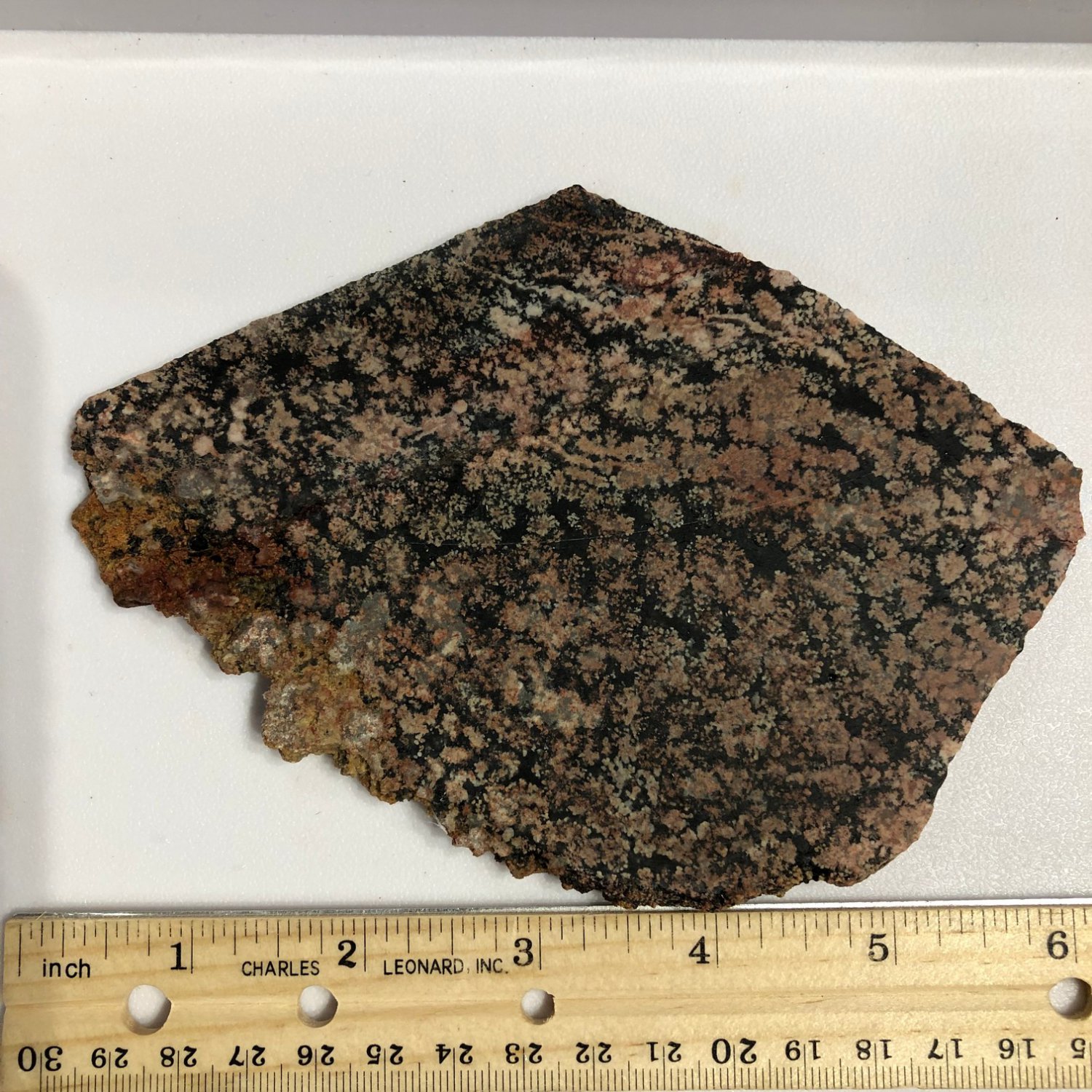 Flower Obsidian Rock Slab, Firecracker Starry Night Obsidian Slab for ...