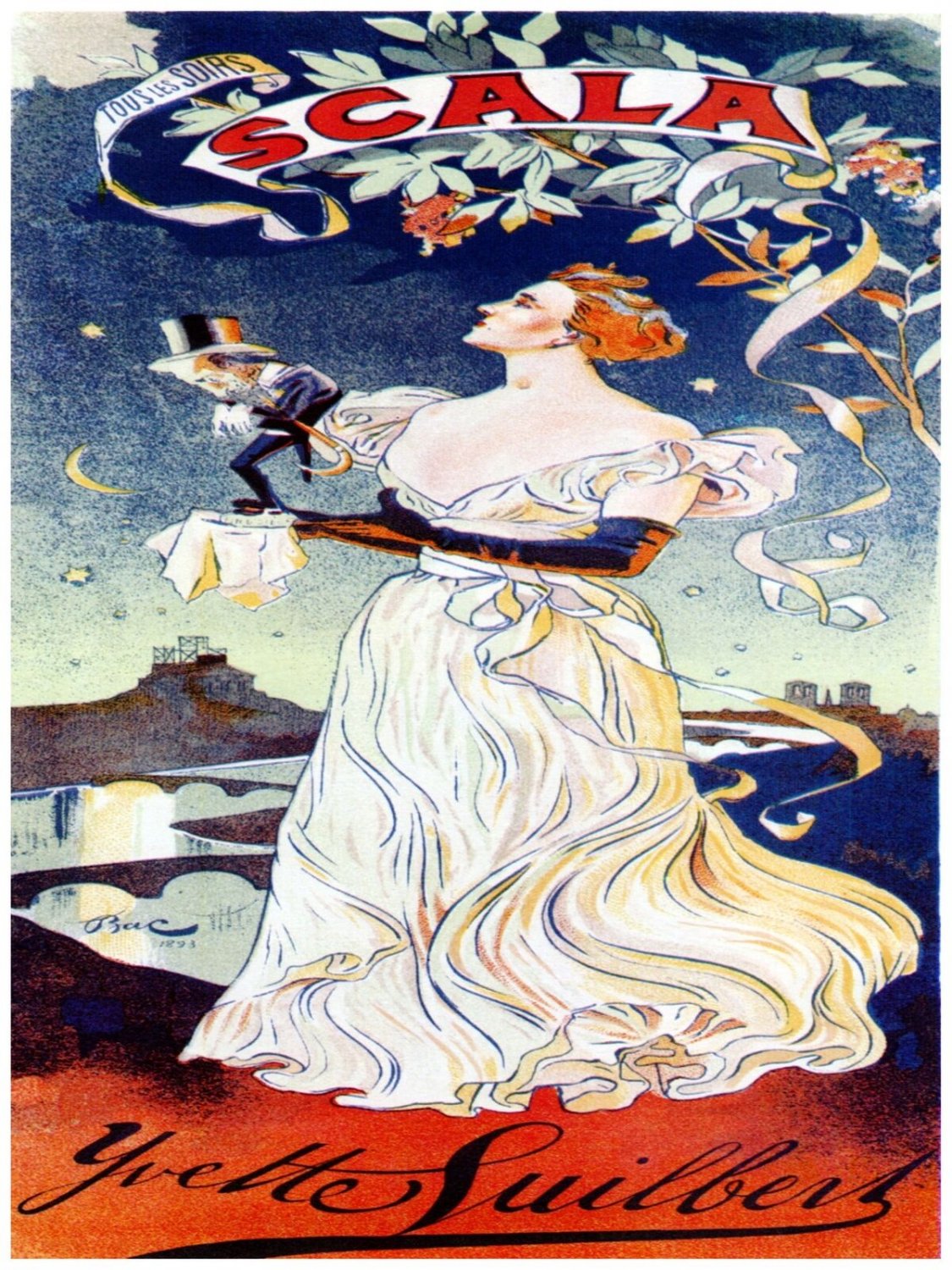3718.Scala Yvette Guilbert French Poster.Decor Home interior design ...