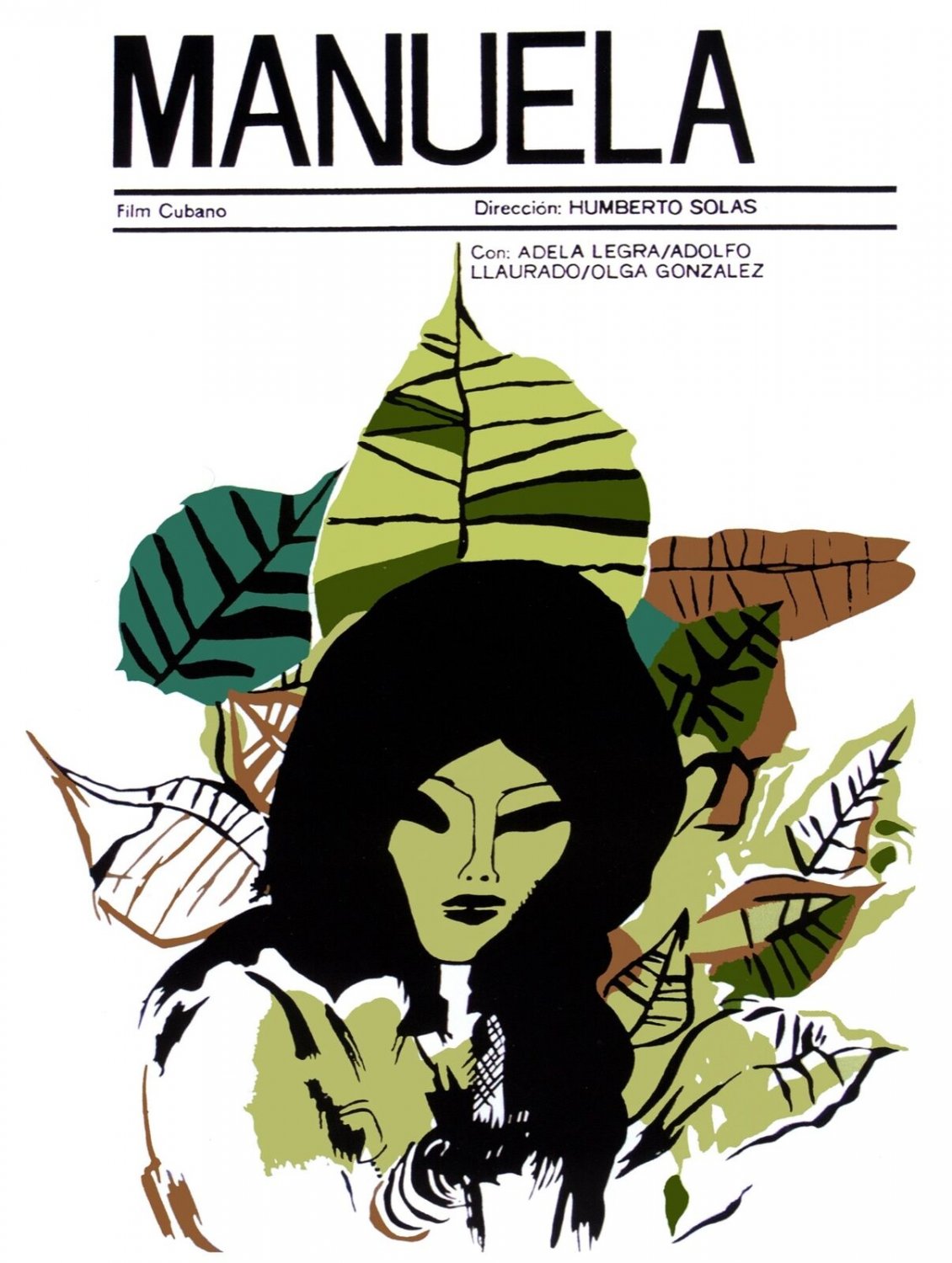 771.Movie Poster.Room wall art design.Manuela.Film by Humberto Solas