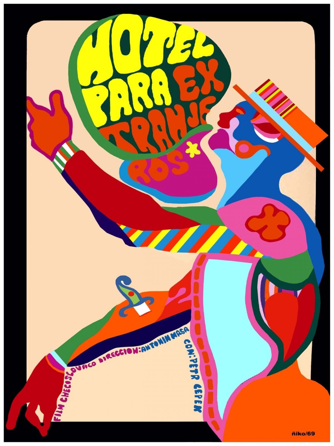 1126.Decoration Movie Poster.Interior Design.Colorful Hotel.Bar home ...