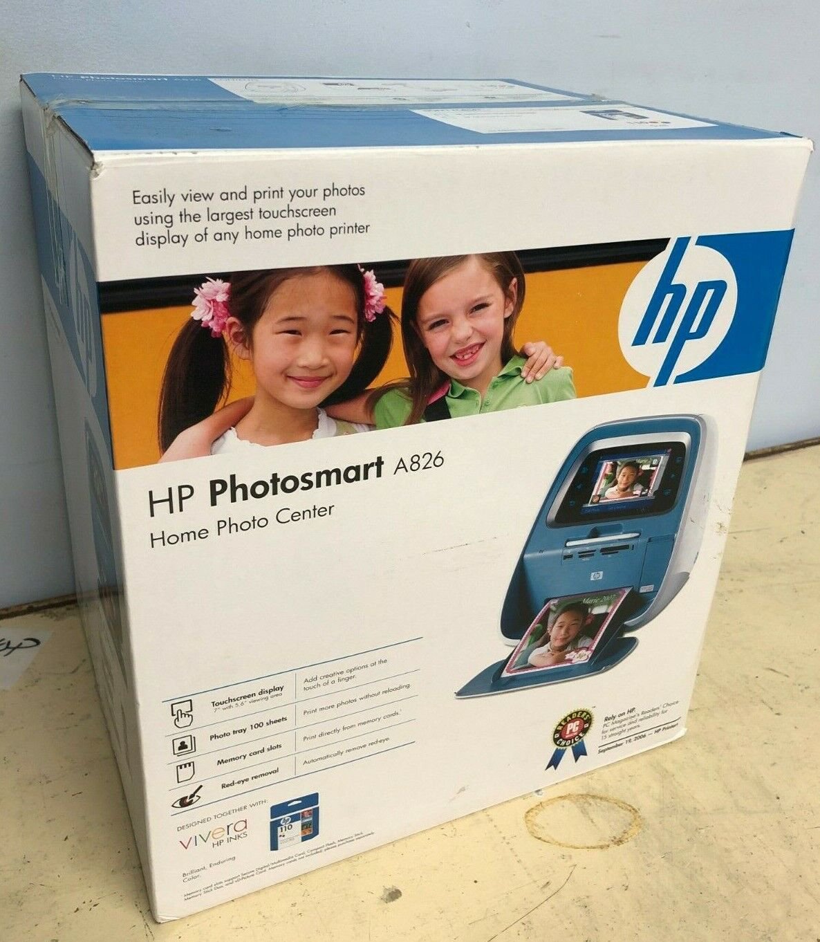 New HP Photosmart A826 Home Photo Center Printer Picture