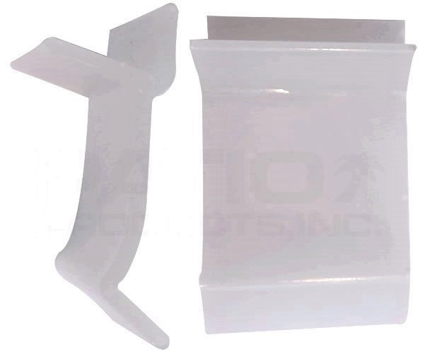 20 Table Rim Clips 1-1/4'' x 3/4'' - Helps Support Tabletops in Rim