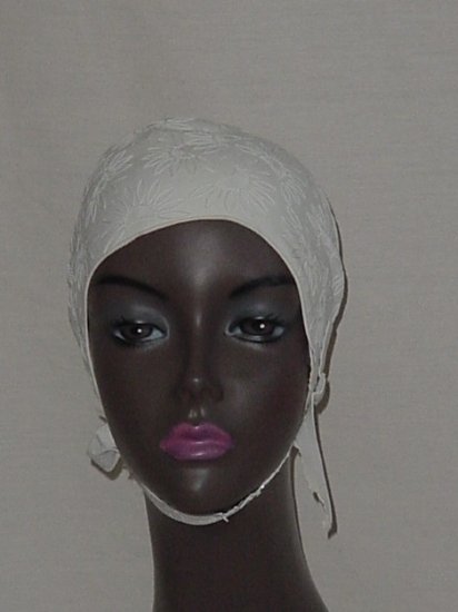 Vintage Latex bathing cap 50s 1960s White Bathing Cap, Swim Cap #28