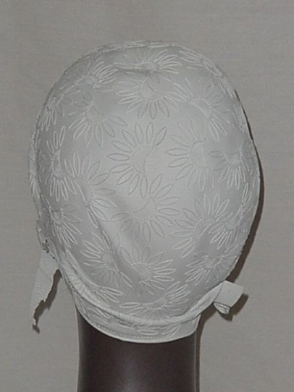 Vintage Latex bathing cap 50s 1960s White Bathing Cap, Swim Cap #28