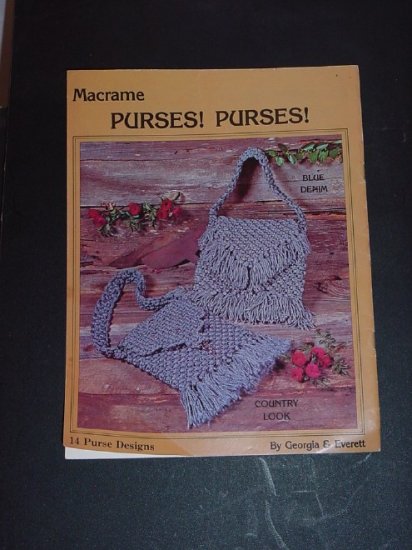 Macrame Purses Purses Featuring Pocketbooks with Pockets #72