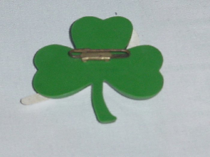 Vintage Pin Shamrock Pipe Vintage Pin No. 77