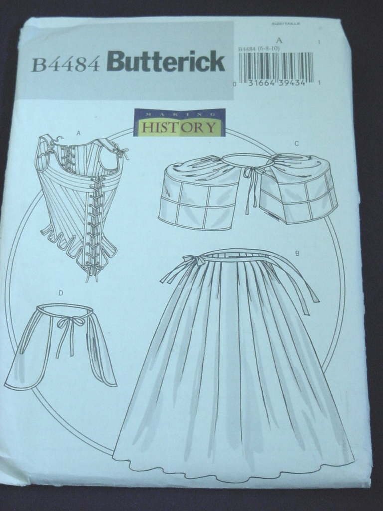 uncut Butterick pattern 4484 Misses Historical Underpinnings size 6 8 ...