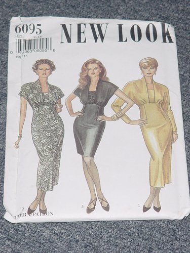 SOLD SOLD SOLD New Look Simplicity Pattern 6095 Form Fitting Dress Size ...