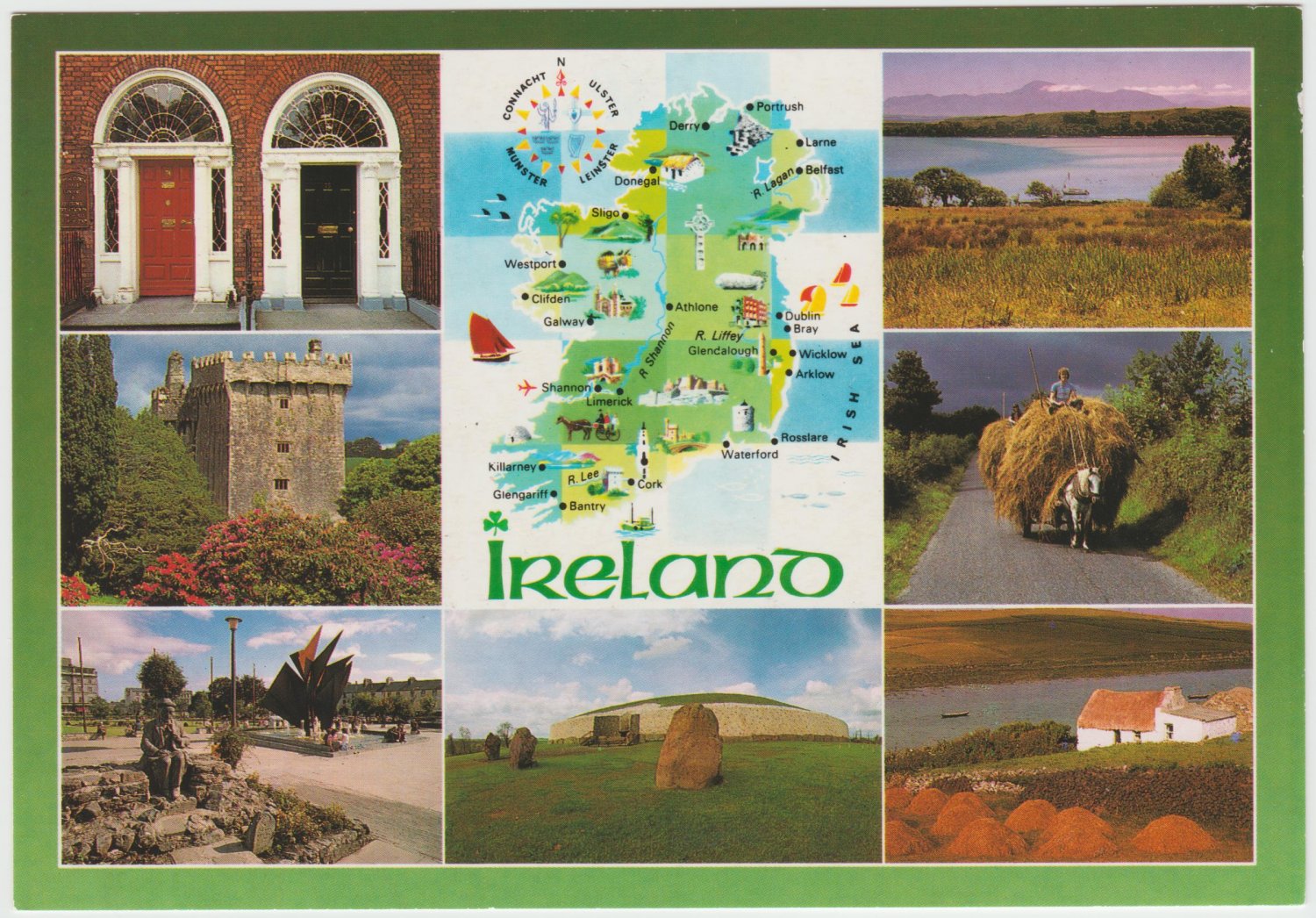 Ireland Multi View Postcard