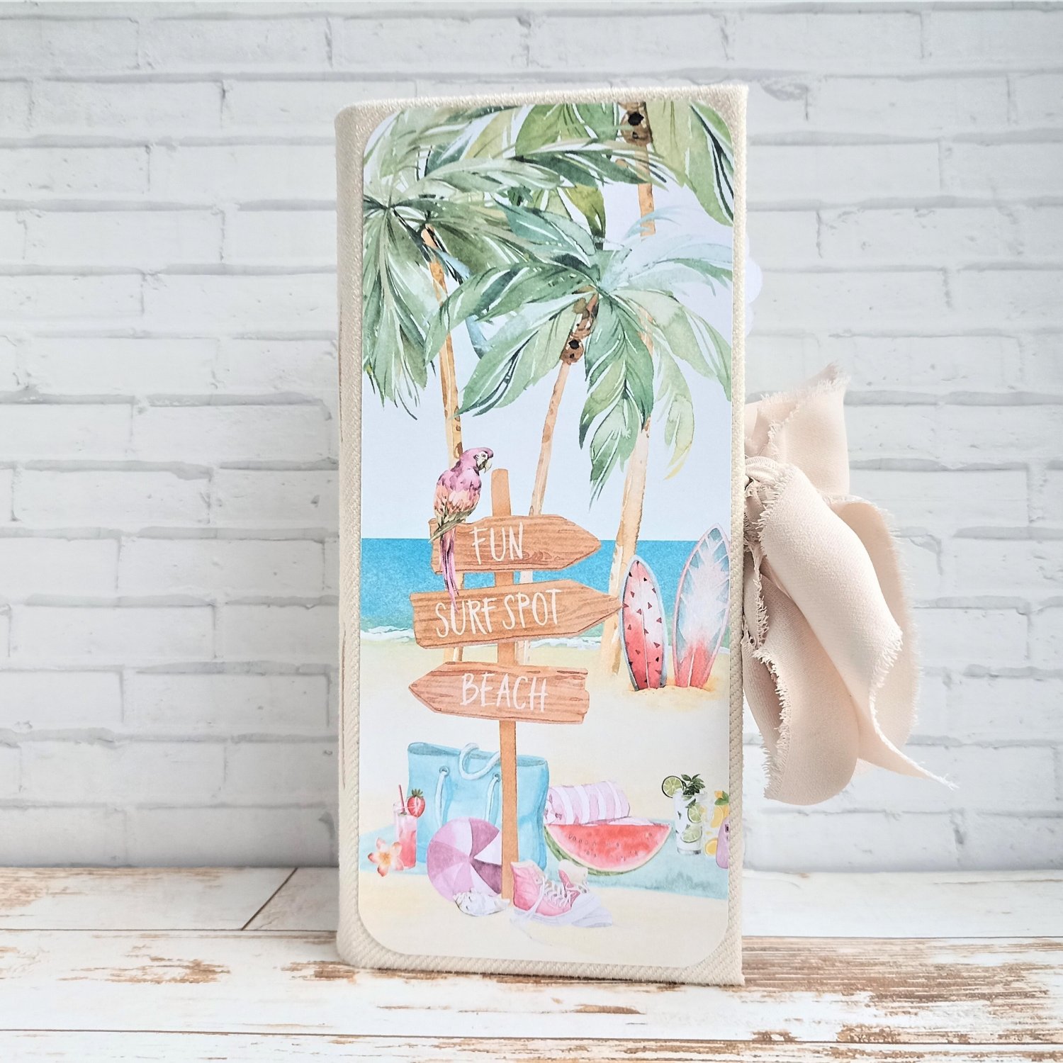 Florida beach journal complete Vacation junk journal handmade thick ...