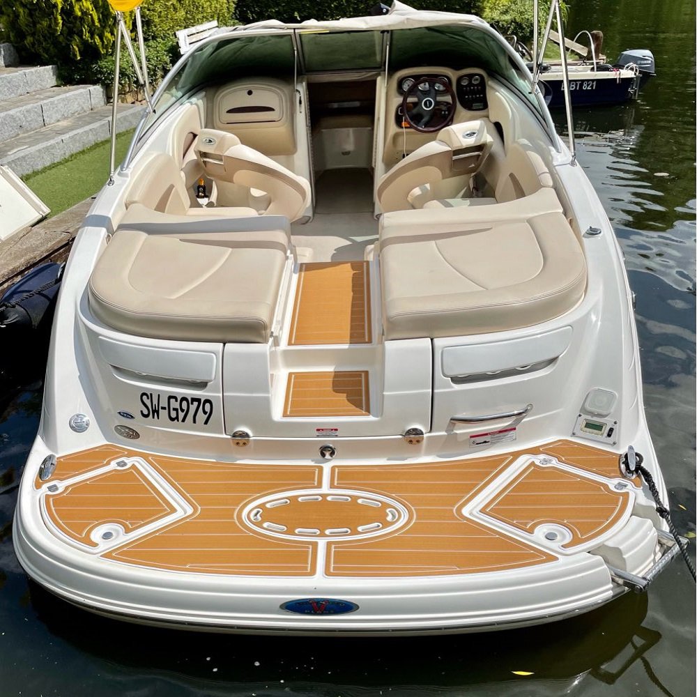 2006 Glastron GX205 Swim Platform Cockpit Pad Boat EVA Foam Teak Deck ...