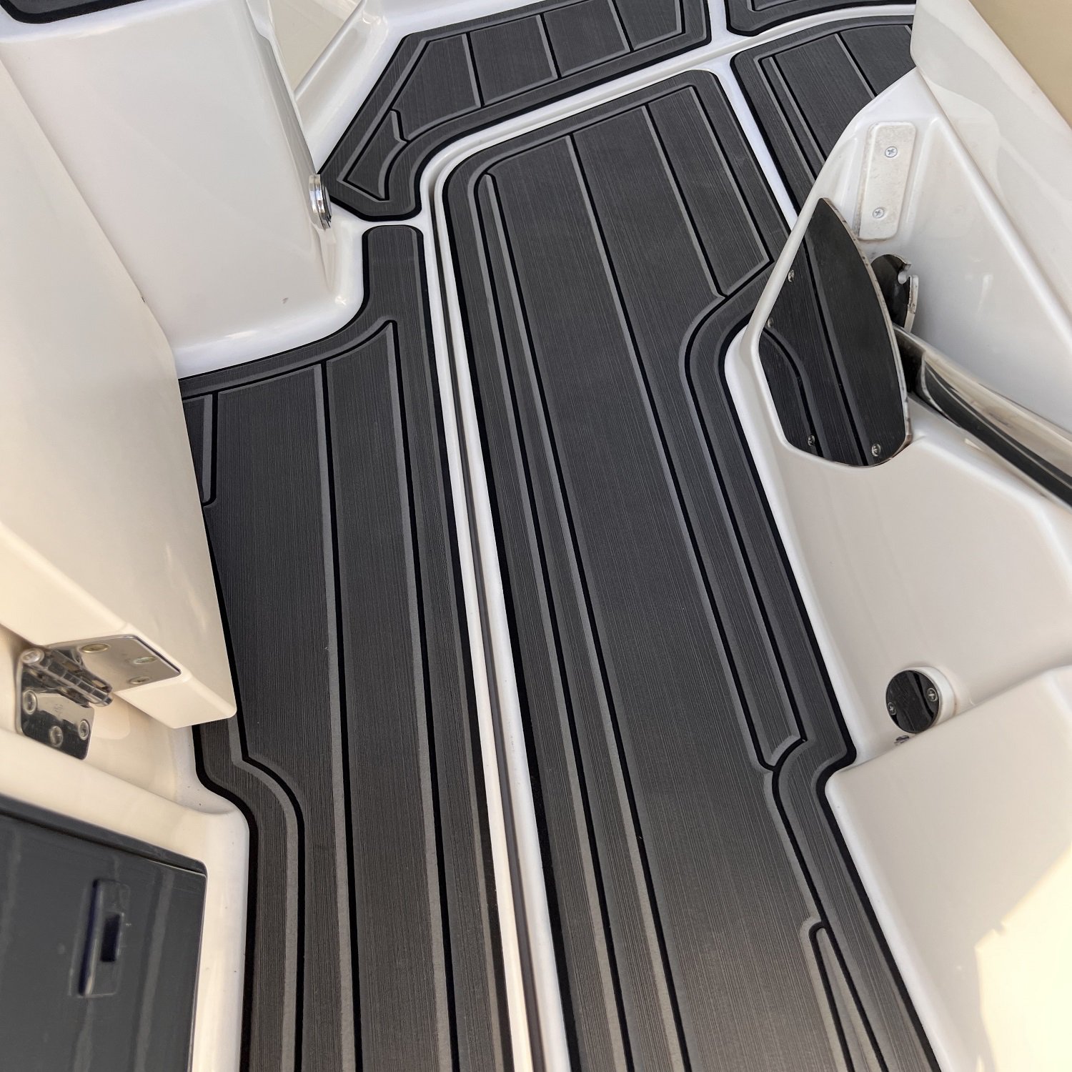 2012 Monterey 295 Swim Platform Cockpit Pad Boat EVA Foam Teak Deck ...