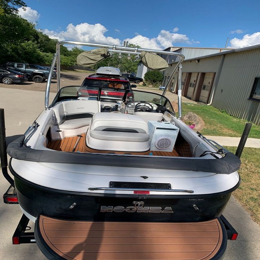2016-2018 Moomba Craz Swim Step Cockpit Boat EVA Faux Foam Teak Deck Floor