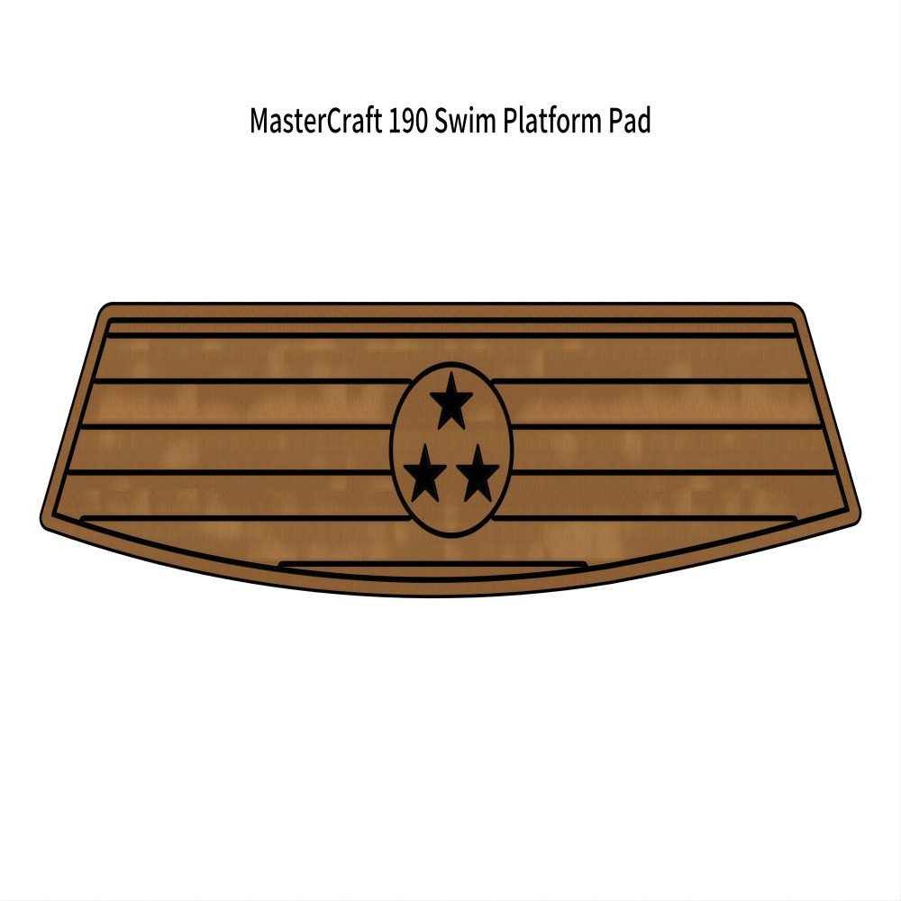 MasterCraft 190 Swim Platform Step Boat EVA Foam Faux Teak Deck Floor ...