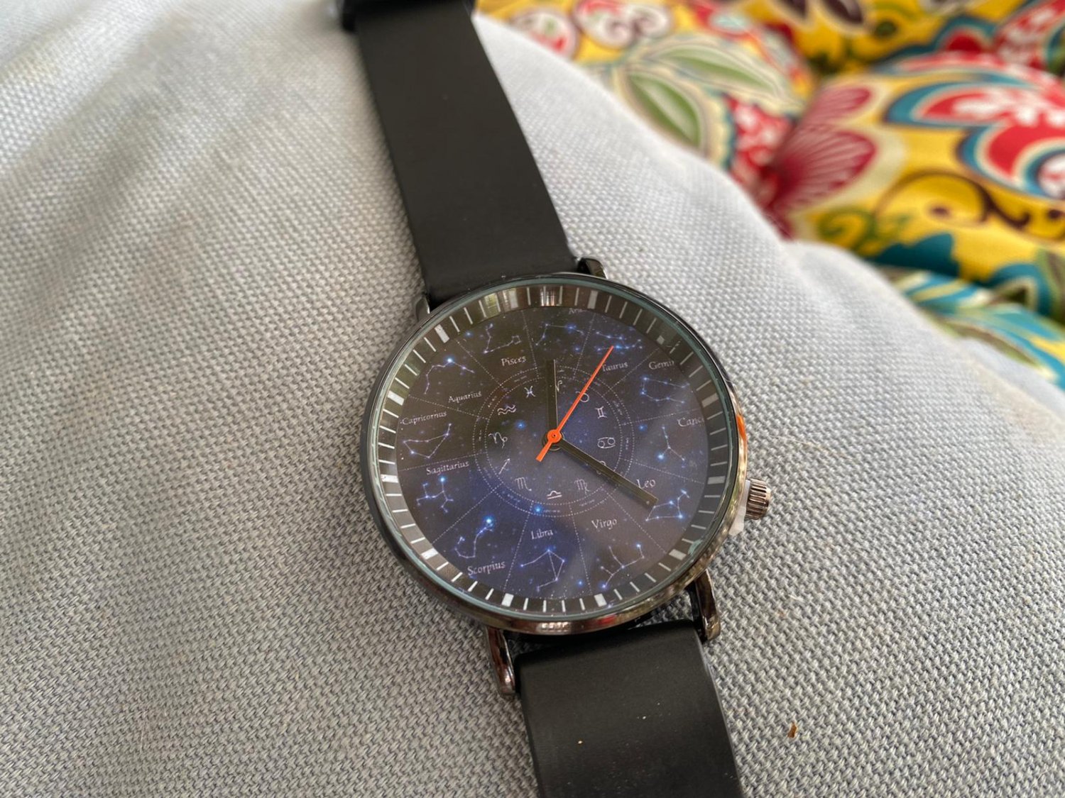 Wristwatch Flat Earth Zodiac Star Chart Constellation Map Astronomy ...