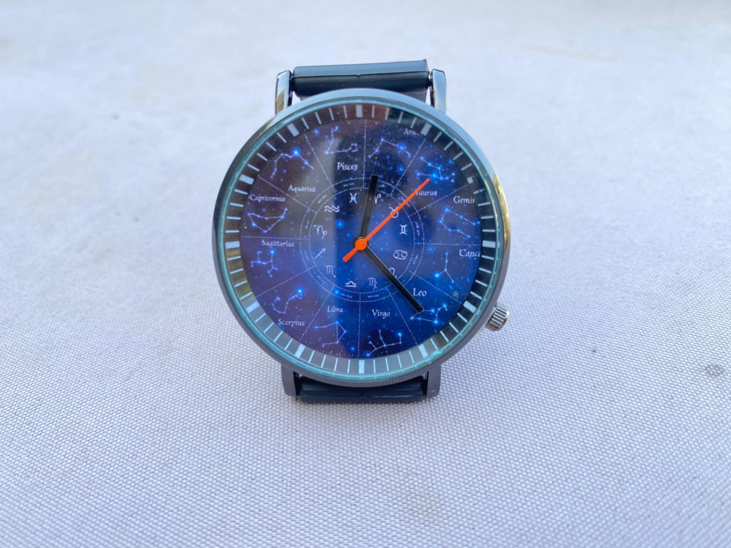 Wristwatch Flat Earth Zodiac Star Chart Constellation Map Astronomy ...