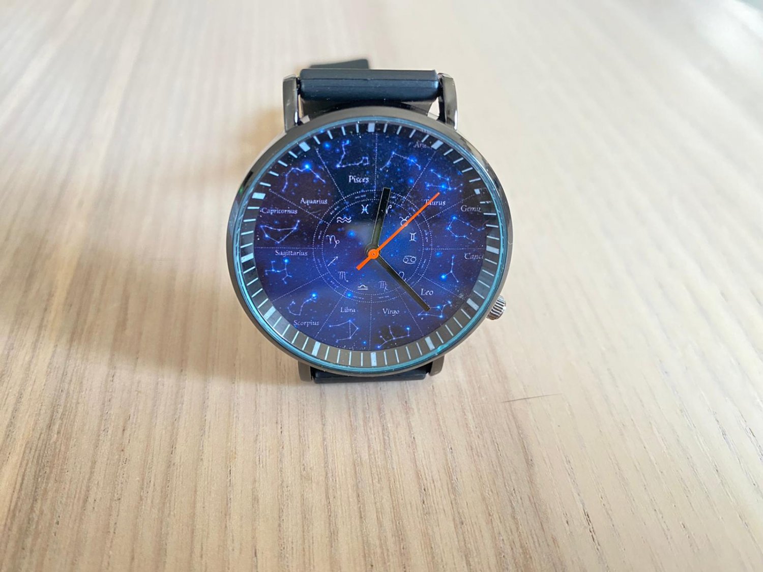 Wristwatch Flat Earth Zodiac Star Chart Constellation Map Astronomy ...