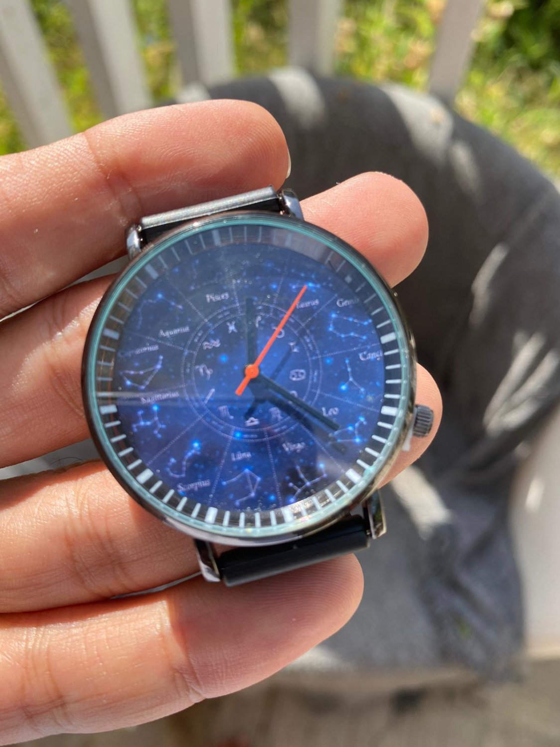 Wristwatch Flat Earth Zodiac Star Chart Constellation Map Astronomy ...