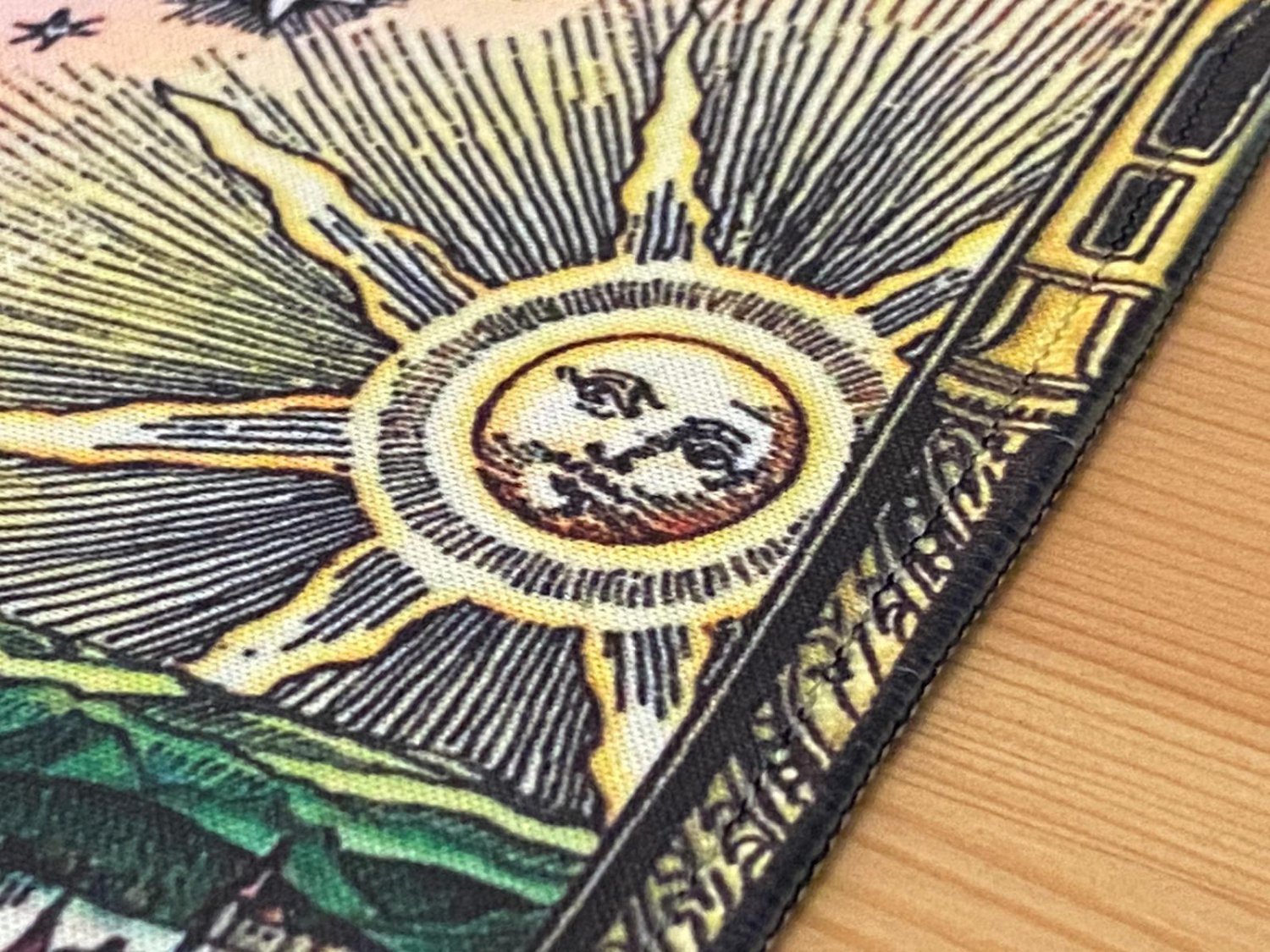 New Biblical Cosmology Firmament Flat Earth Mousepad Alchemy Flammarion ...