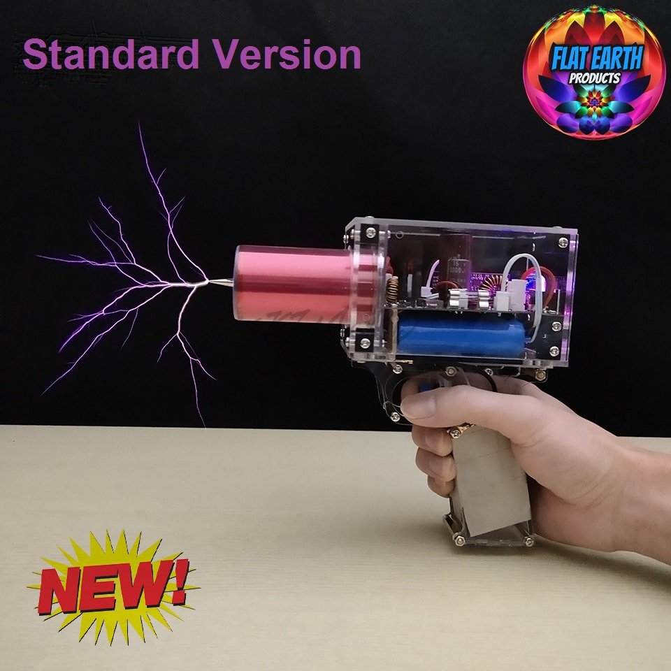New Handheld Tesla Coil Gun Device Electric Firing Portable Plasma ...