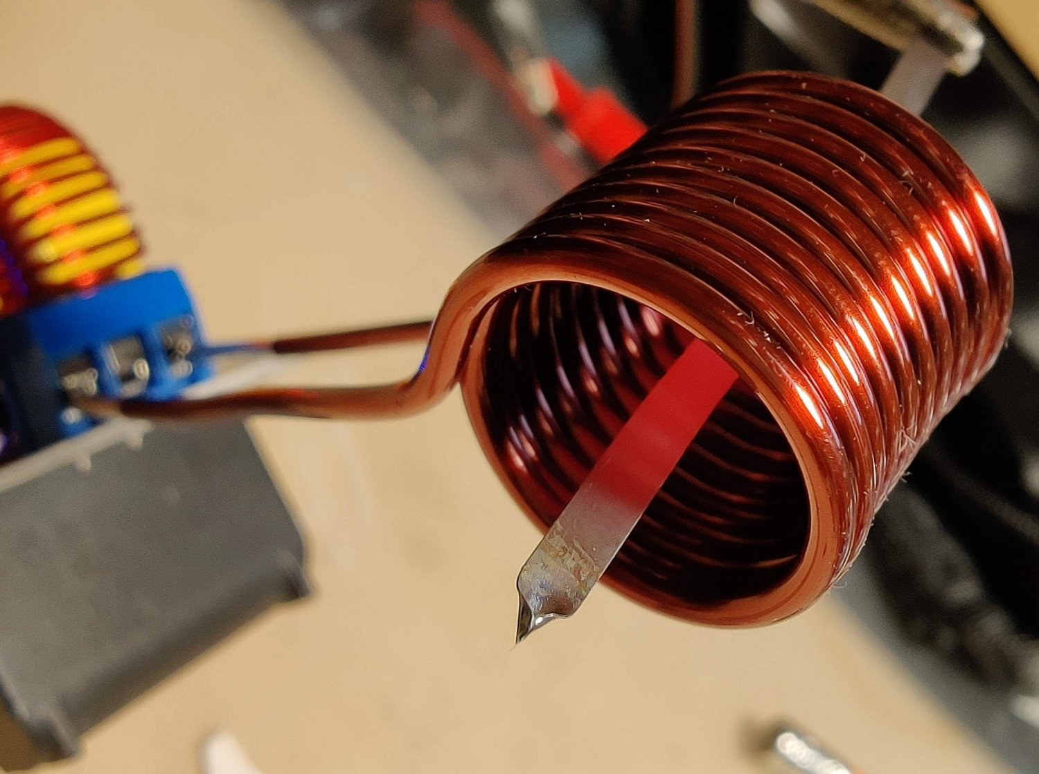 Induction Heating Tesla Coil Device Electric Heater Flyback Generator ...