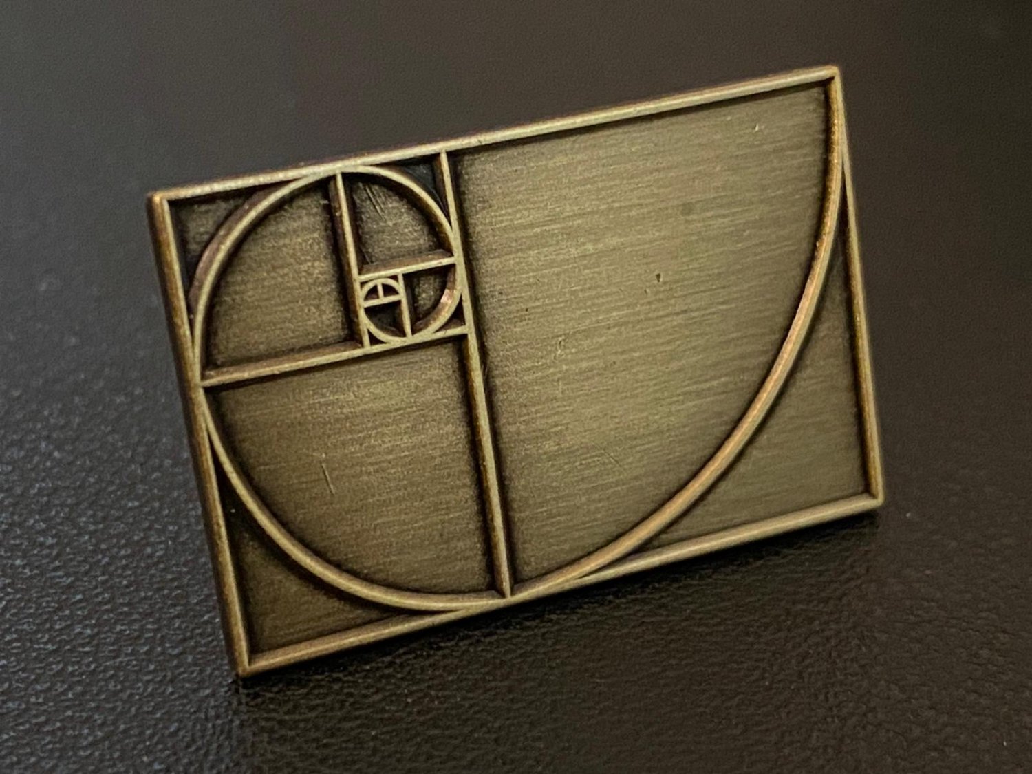 Fibonacci sequence Spiral Golden Ratio Enamel Pin Math Mathematics Italy Geometry Lapel Jewelry Bag