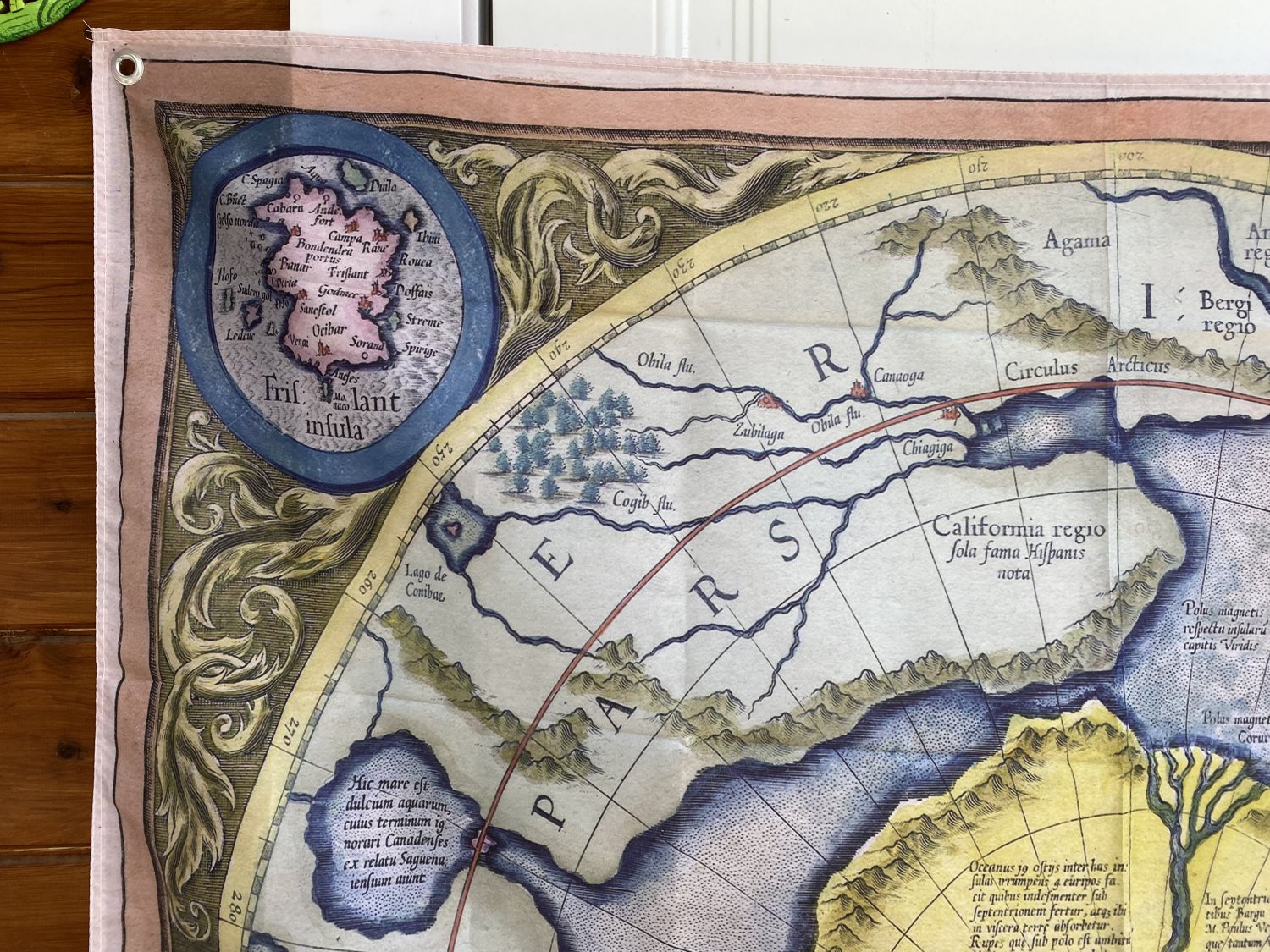 Flat Earth Hyperborea Map High-quality World Flag 150X150cm Large 1570 ...