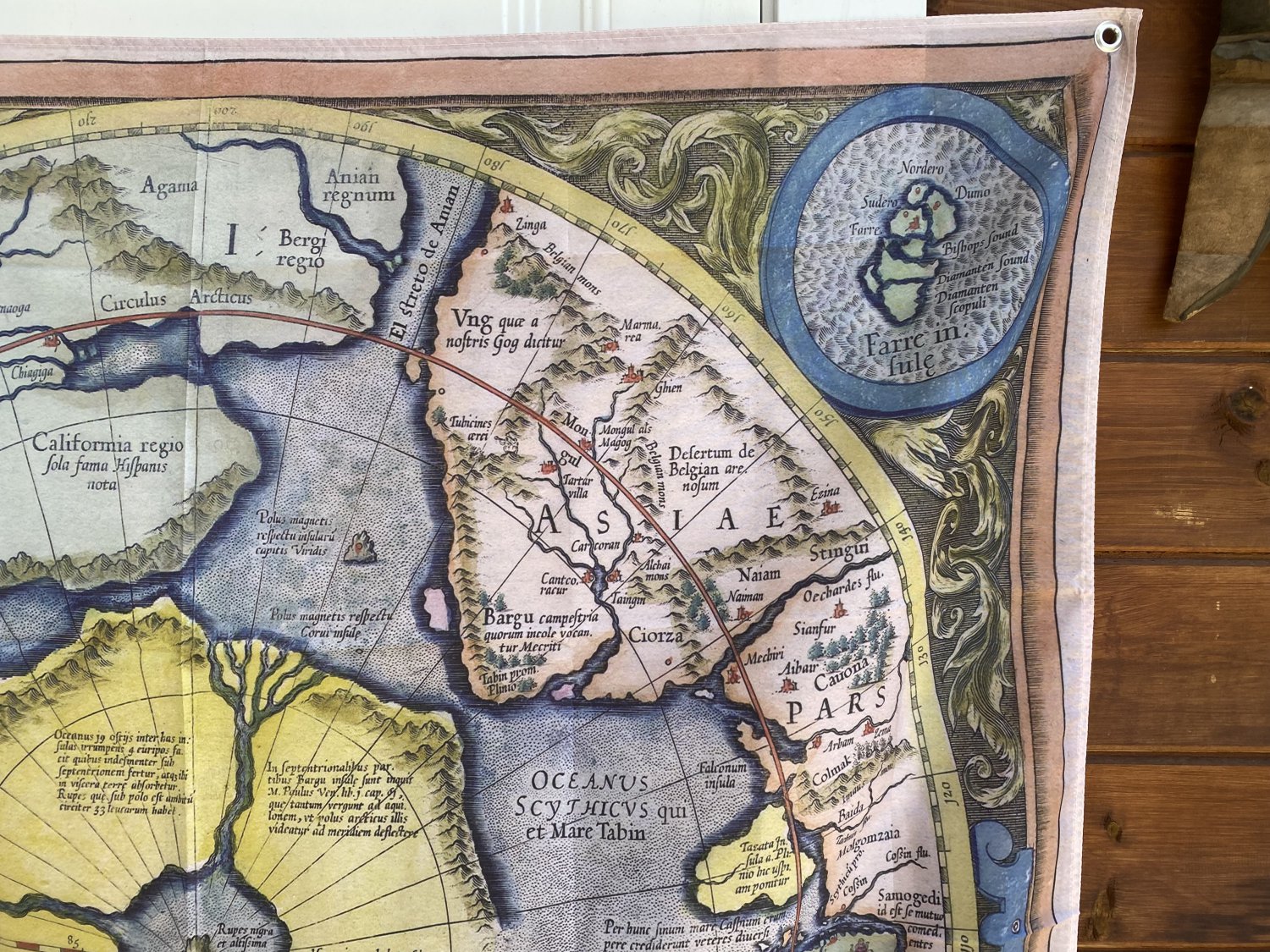 Flat Earth Hyperborea Map High-quality World Flag 150X150cm Large 1570 ...