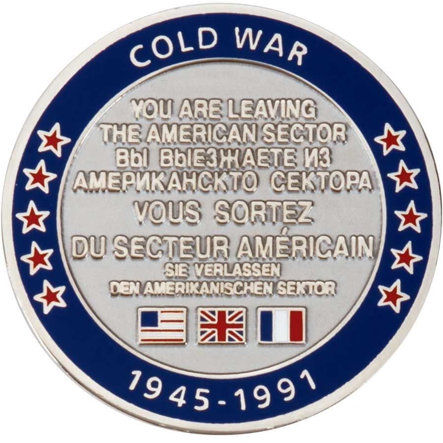 COLD WAR VETERAN 1945-1991 1.75" CHALLENGE COIN