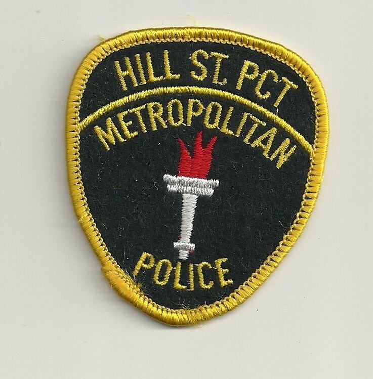 HILL STREET PRECINCT EMBROIDERED POLICE PATCH HILL STREET BLUES