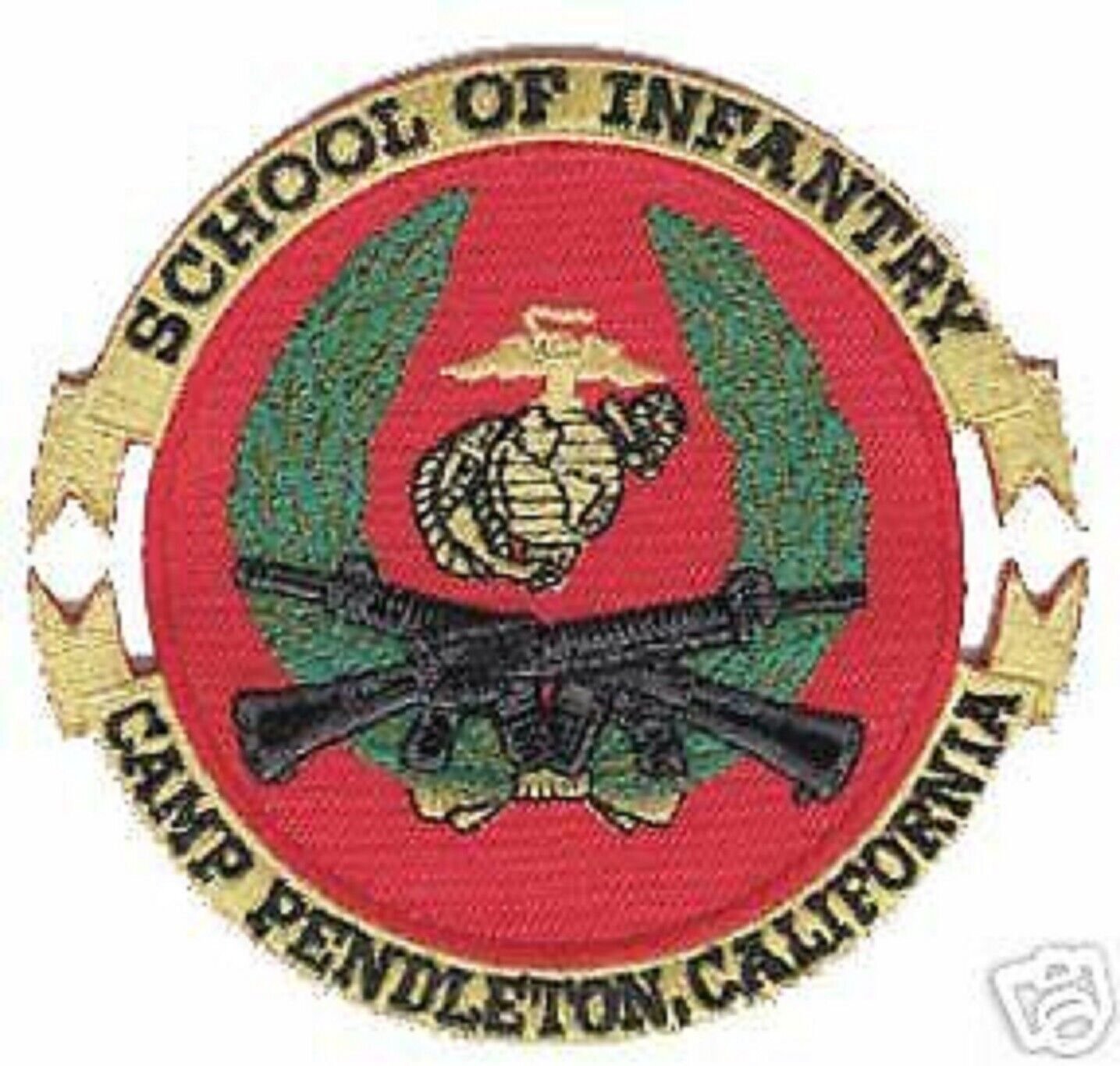 USMC MARINE CORPS CAMP PENDLETON INFANTRY SCHOOL DECAL