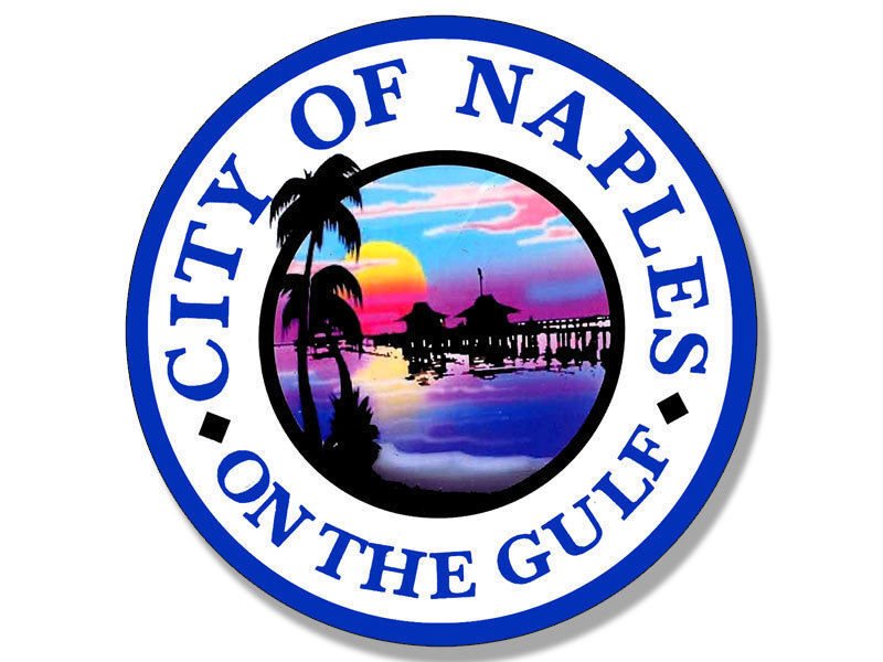 4" Naples Florida City Seal Sticker decal