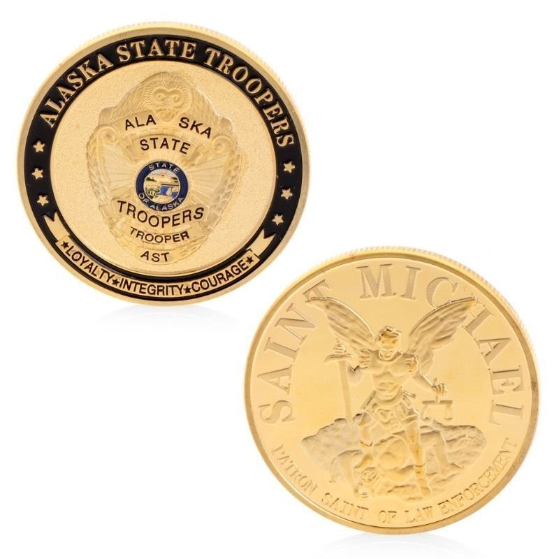 ALASKA STATE TROOPER POLICE CHALLENGE COIN