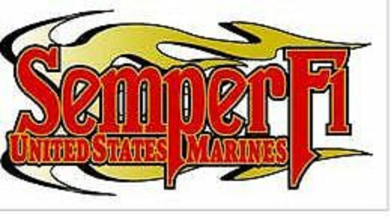 USMC MARINE CORPS SEMPER FI WINDOW CAR MILITARY DECAL