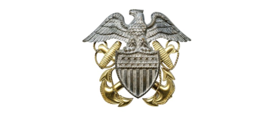 4" us navy naval officer crest bumper sticker decal usa made