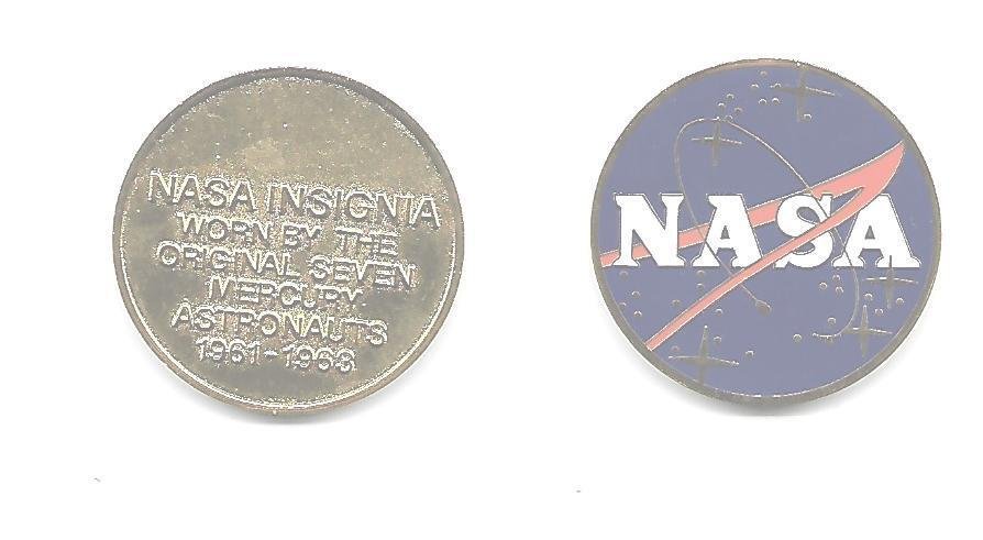 NASA MERCURY ASTRONAUT SPACE CHALLENGE COIN