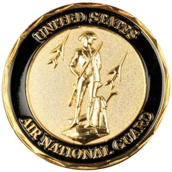 AIR FORCE ANG AIR NATIONAL GUARD MILITARY 1.75" CHALLENGE COIN