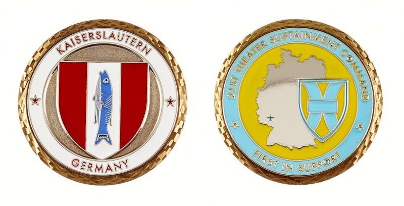 KAISERLAUTERN KLEBER ARMY 21ST THEATER SUSTAINMENT COMMAND 1.75 ...