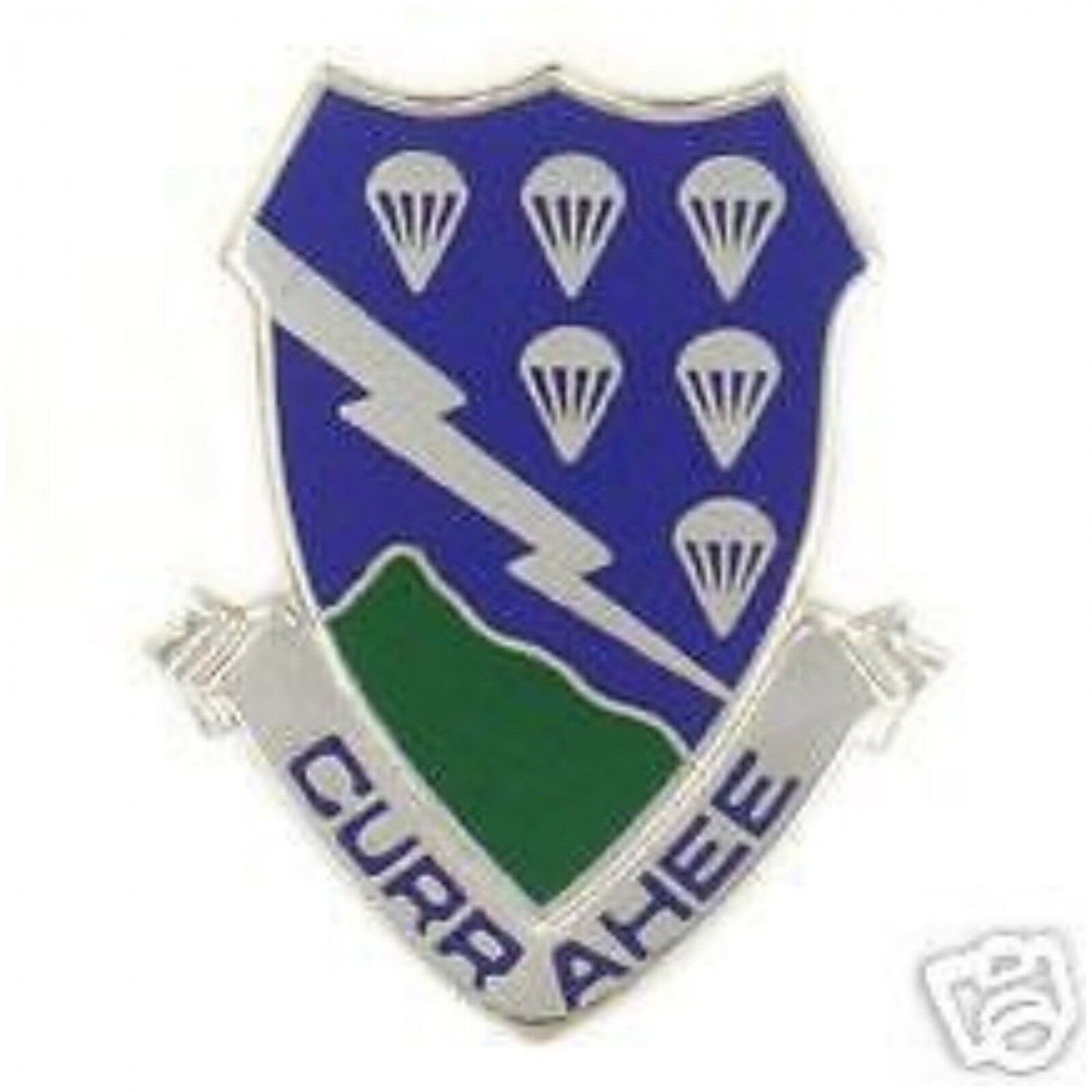 ARMY CURRAHEE 506TH INFANTRY REGIMENT CREST PIN