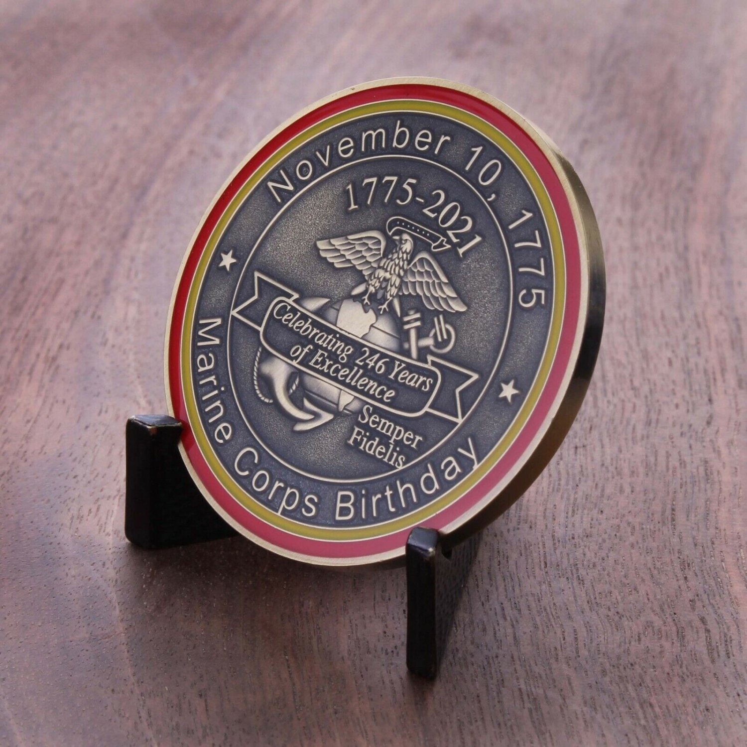 2021 MARINE CORPS BIRTHDAY BALL USMC 1.75" CHALLENGE COIN